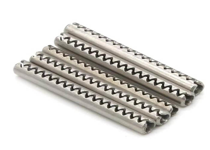 Stainless Steel Tooth Slotted Spring Grooved Pins for Fastening